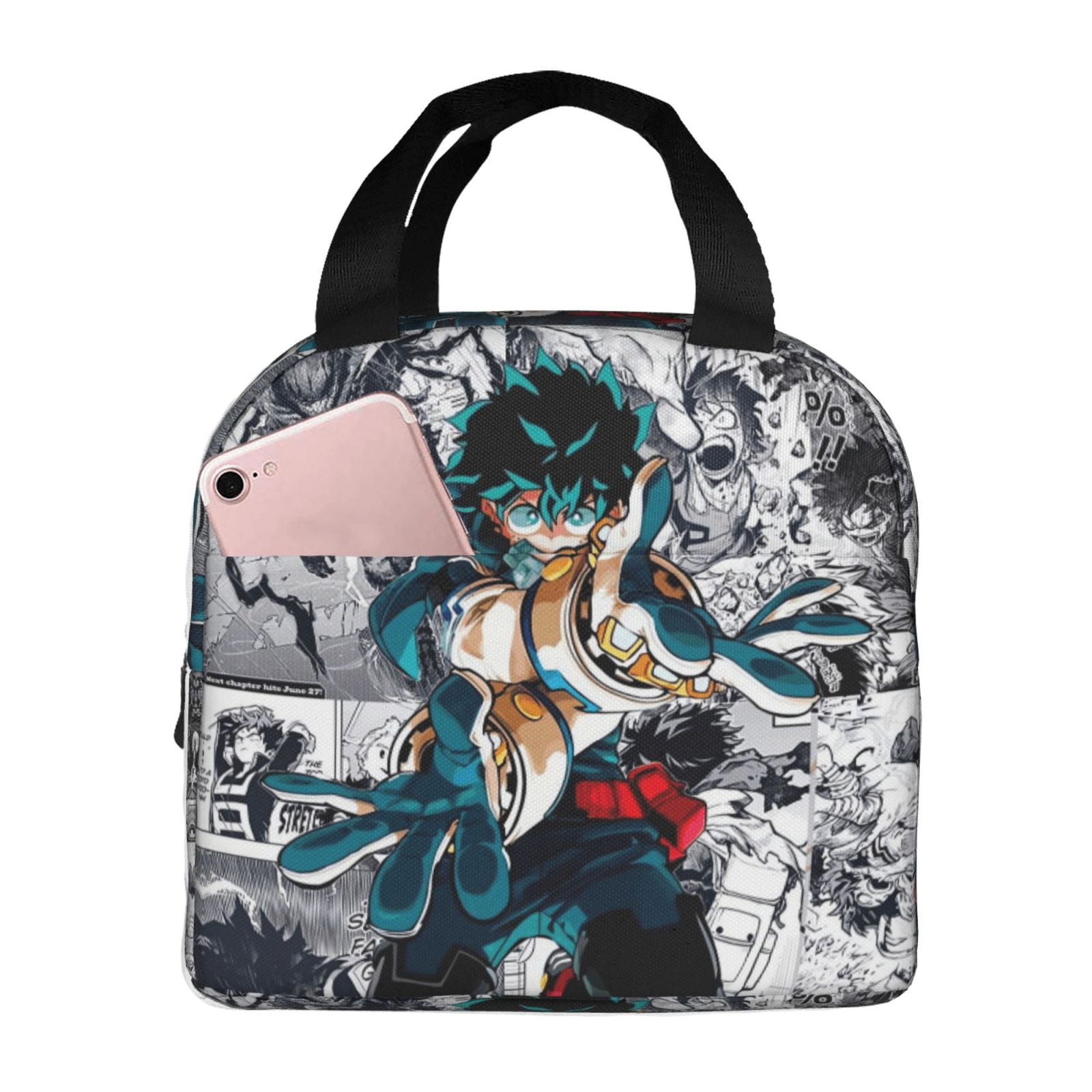 BCVXVAI Anime My Hero Academia Lunch Box Portable Insulated Cooler ...
