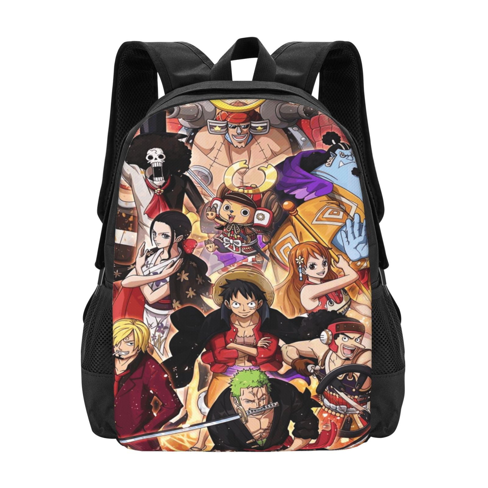 BCVXVAI Anime ONE PIECE Backpacks with Cartoon Front Print, Lightweight ...