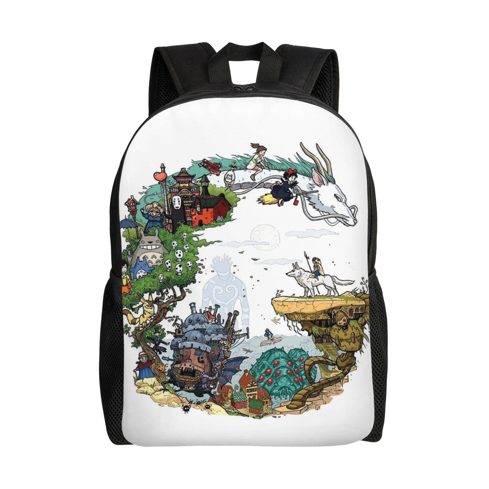 BCVXVAI Anime Spirited Totoro Away Backpacks Lightweight Durable Laptop ...