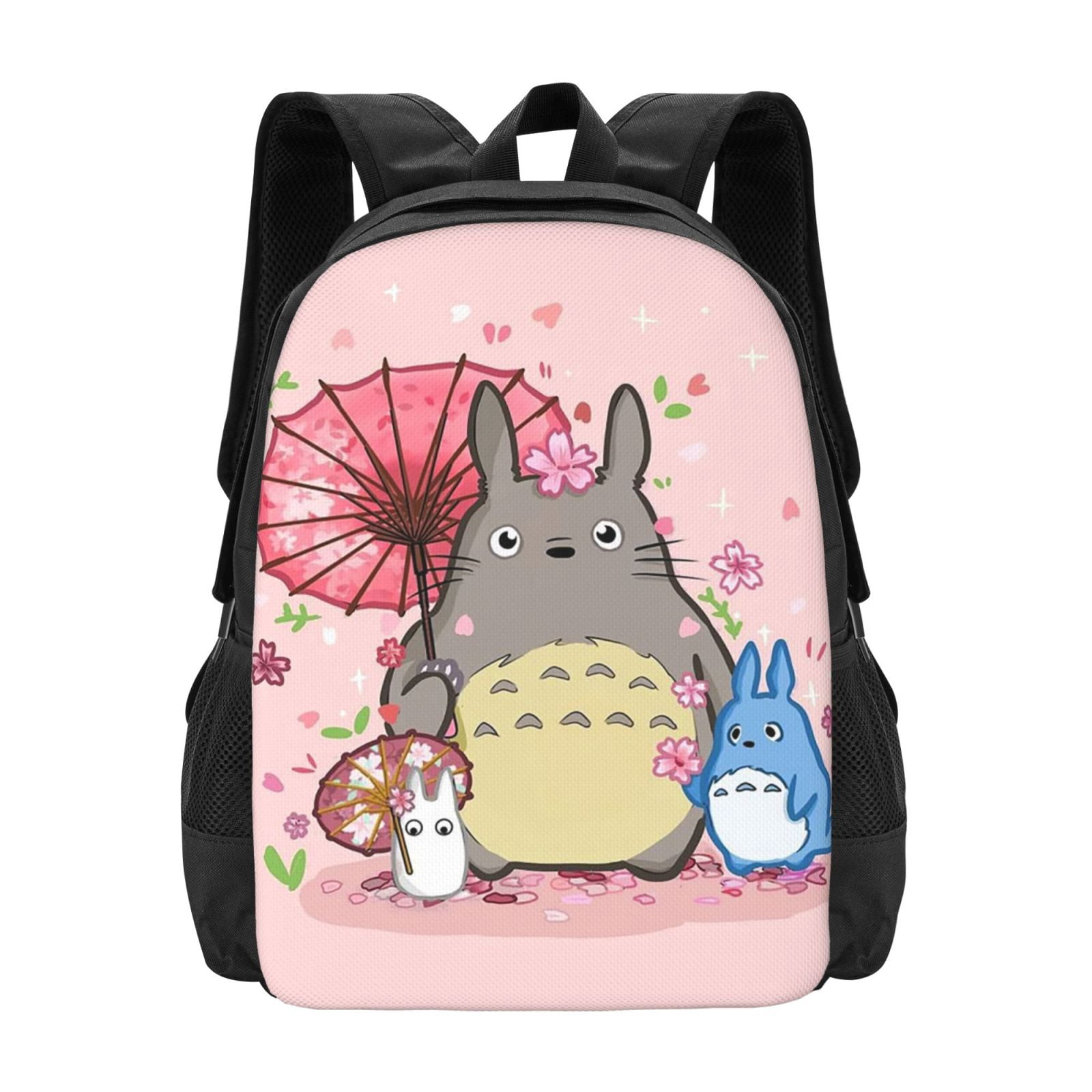 BCVXVAI Anime Spirited Totoro Away Backpacks with Cartoon Front Print ...