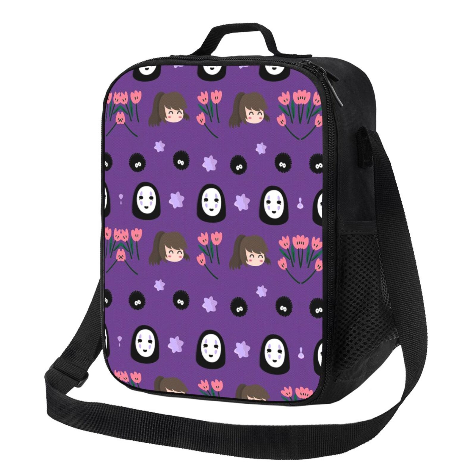 BCVXVAI Anime Spirited Totoro Away Lunch Box Insulated With Adjustable ...
