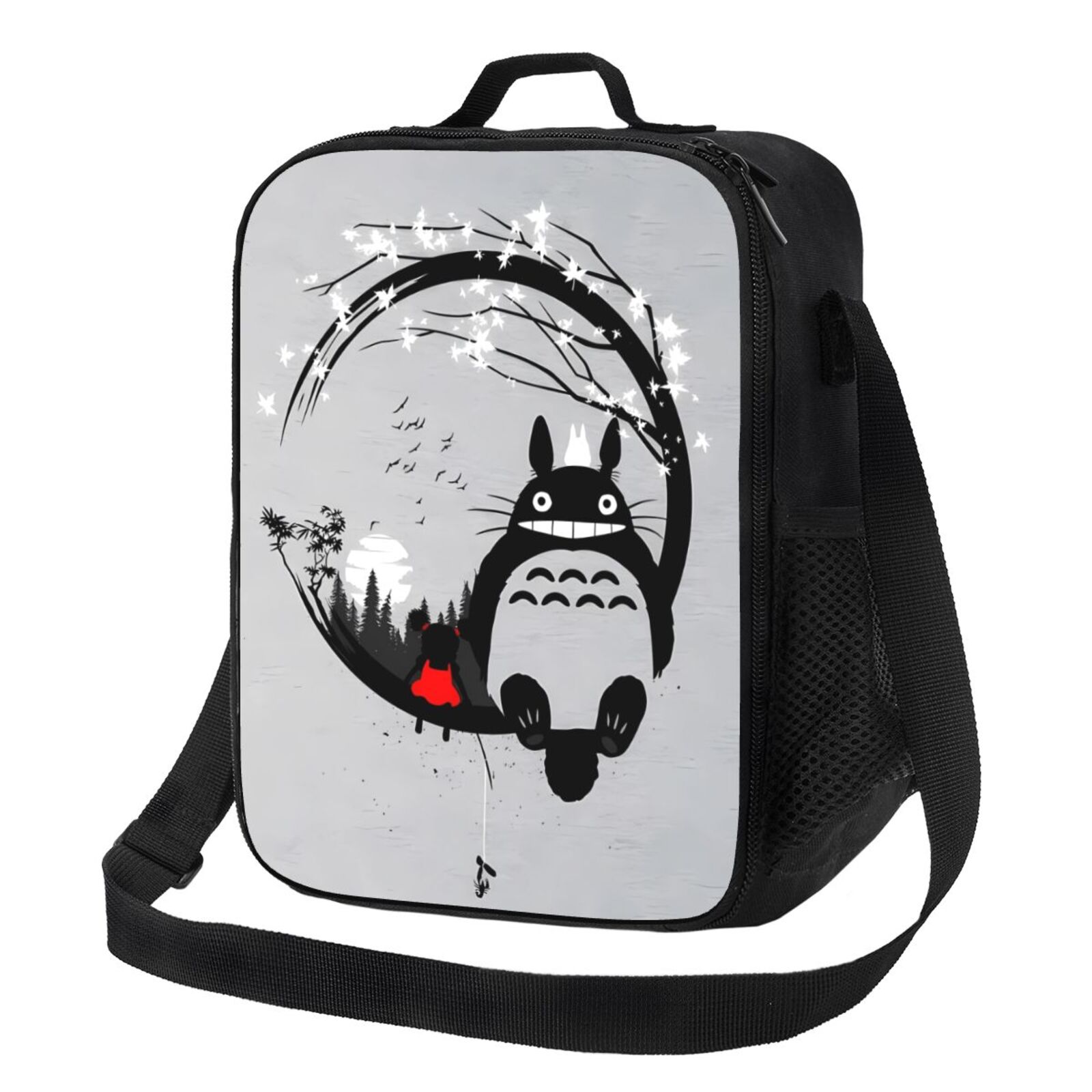 BCVXVAI Anime Spirited Totoro Away Lunch Box Insulated With Adjustable ...