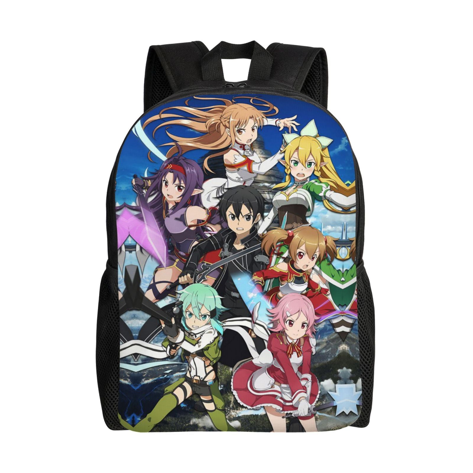 BCVXVAI Anime Sword Art Online Backpacks Lightweight Durable Laptop Bag ...