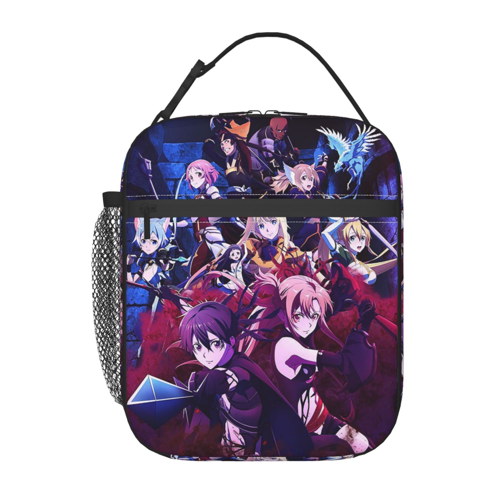 BCVXVAI Anime Sword Art Online Lunch Bag Reusable Small Lunch Box for ...