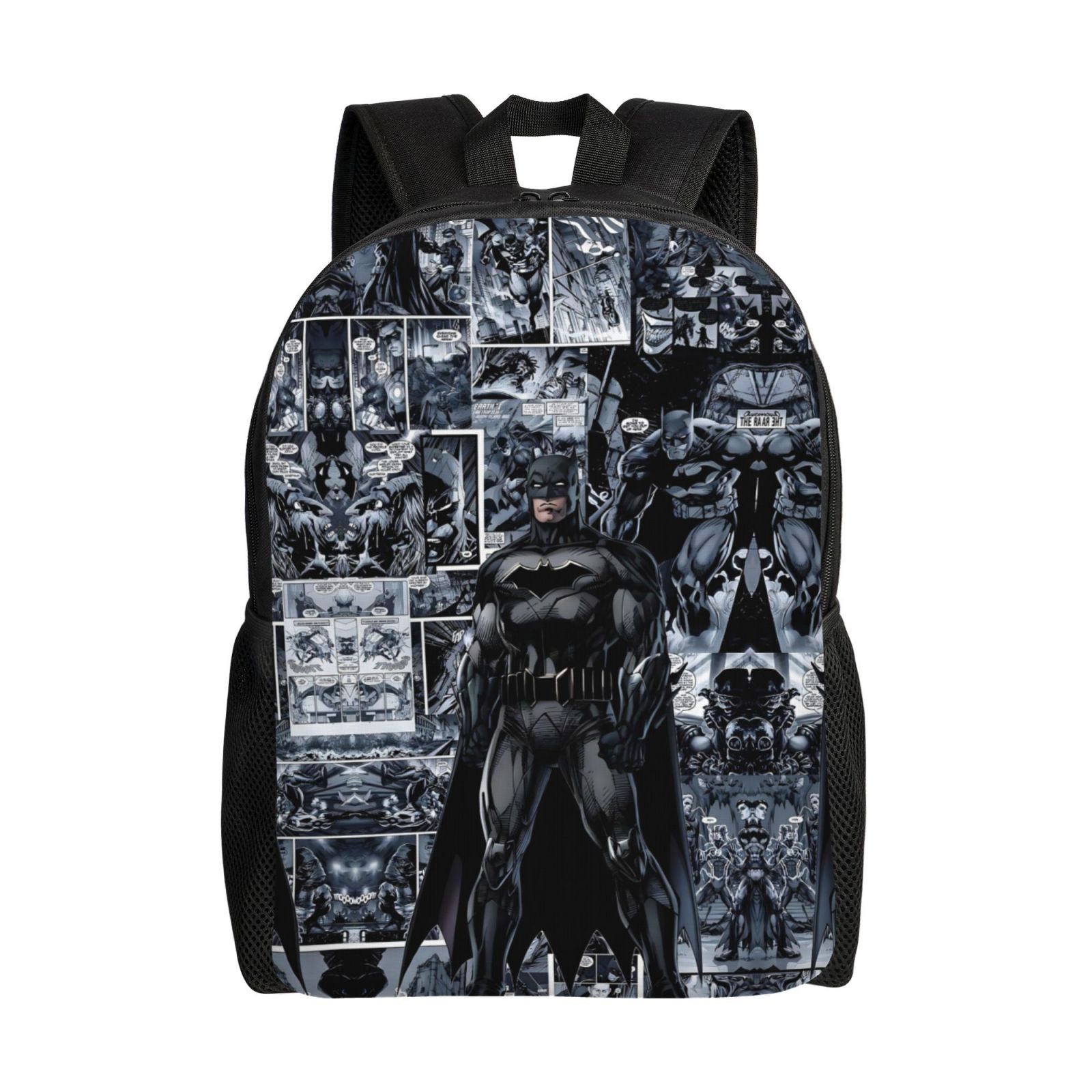 BCVXVAI Batman Backpack with Full Front Print, Lightweight Oxford ...