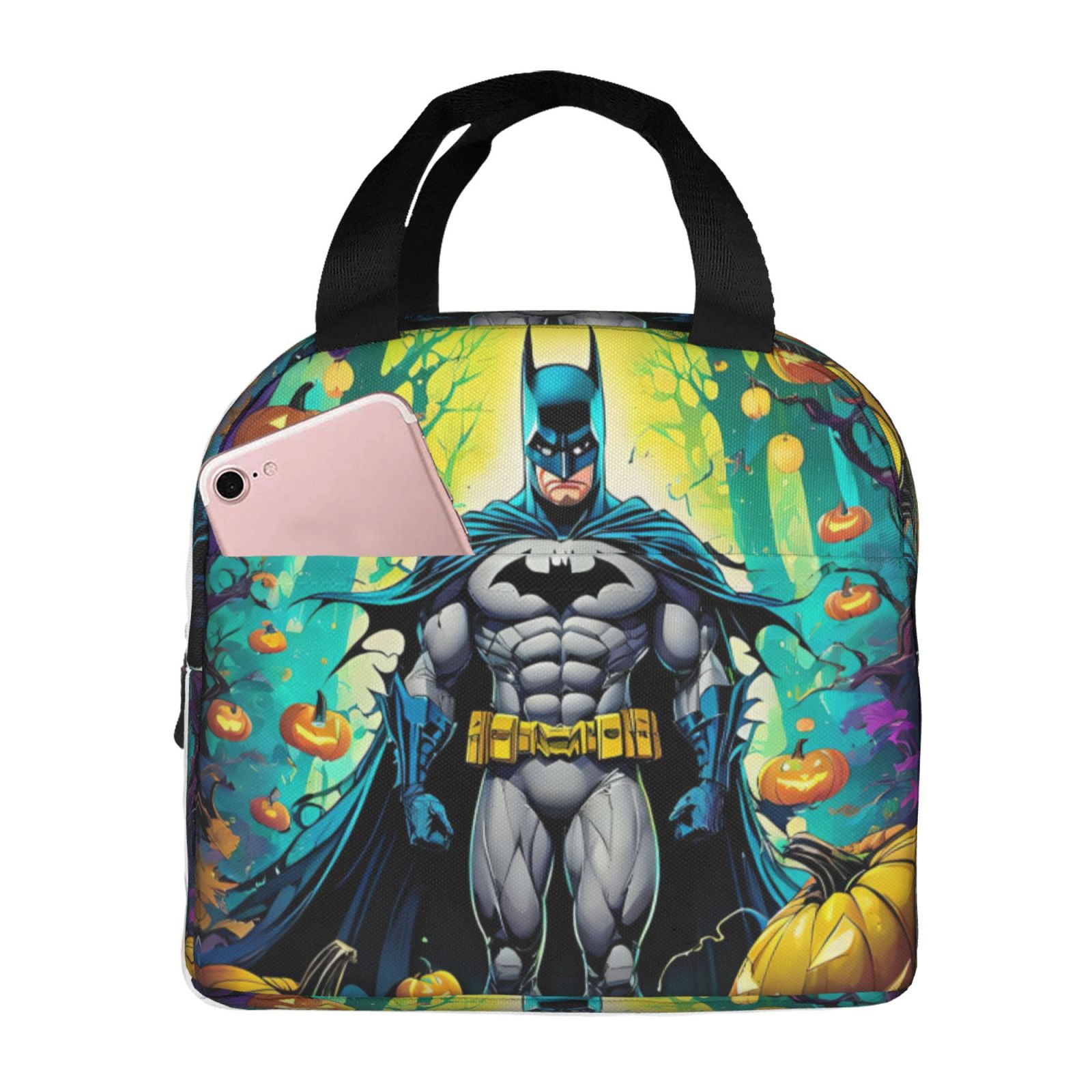 BCVXVAI Batman Lunch Box, Portable Insulated Cooler Lunch Bags for ...