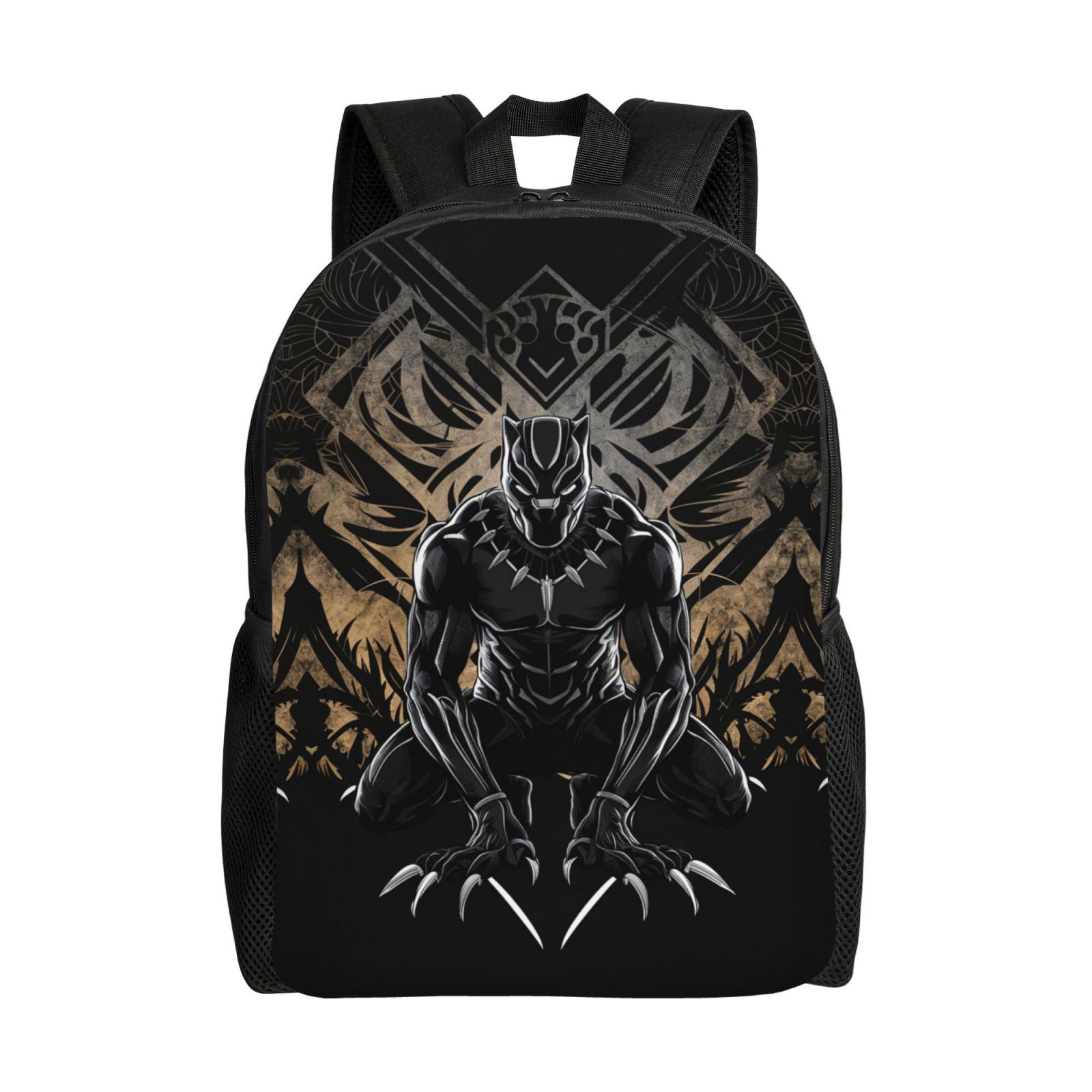 BCVXVAI Black Panther Backpack with Full Front Print, Lightweight ...