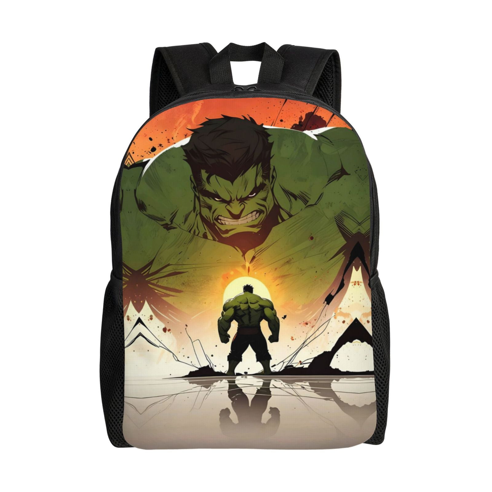 BCVXVAI Hulk Backpack with Full Front Print, Lightweight Oxford Fabric ...