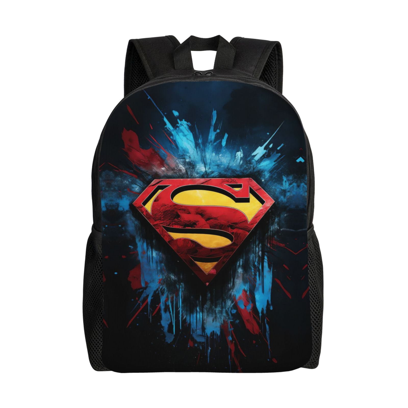 BCVXVAI Superman Backpack with Full Front Print, Lightweight Oxford ...