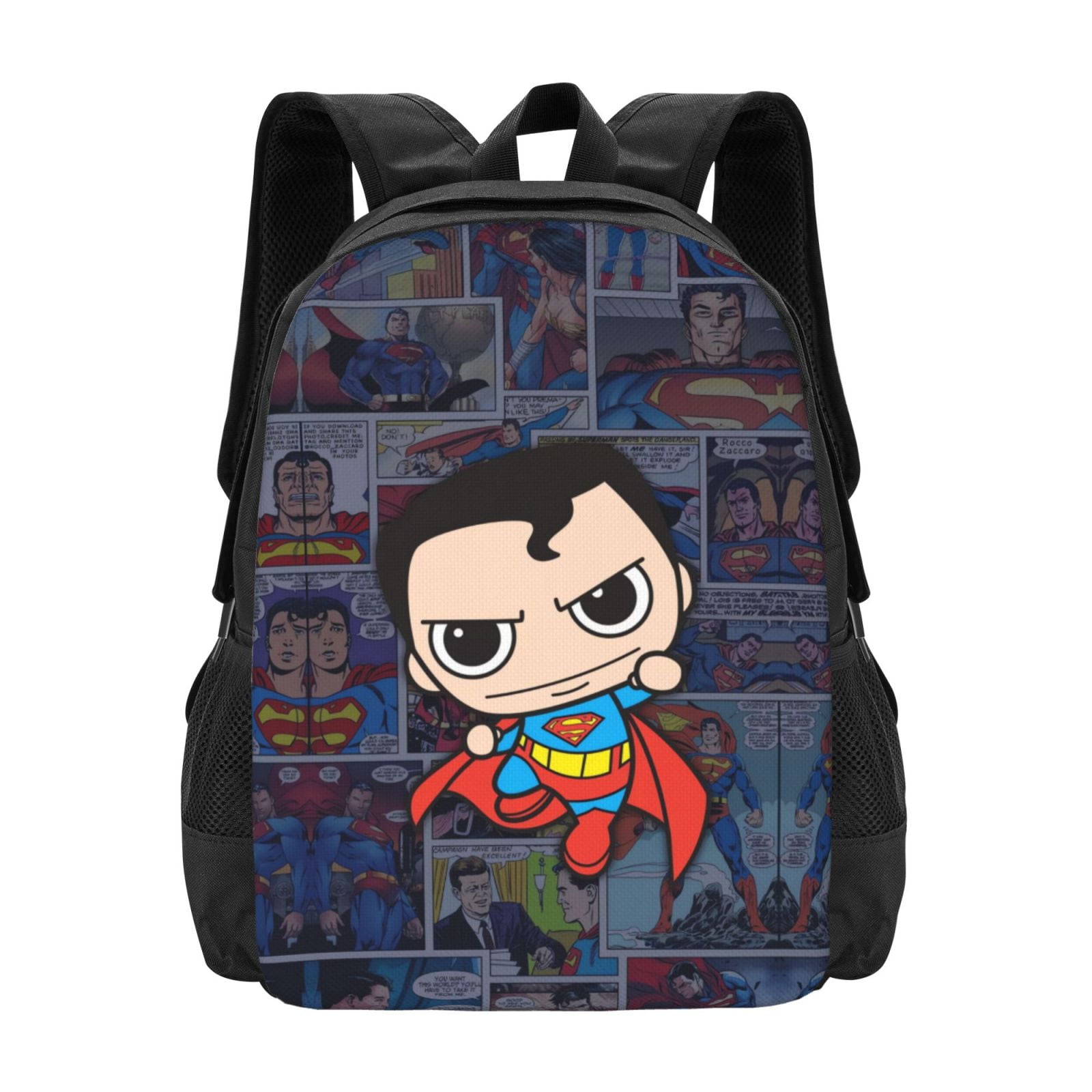 BCVXVAI Superman Backpacks Cartoon Cute Travel Backpack Lightweight ...