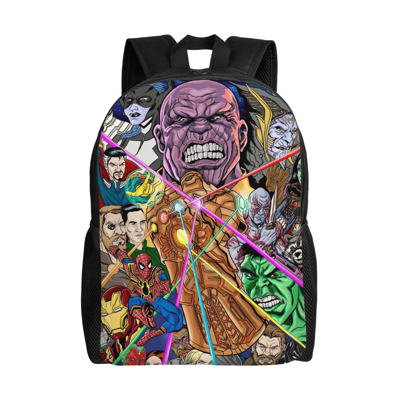 BCVXVAI Thanos Backpack with Full Front Print, Lightweight Oxford ...