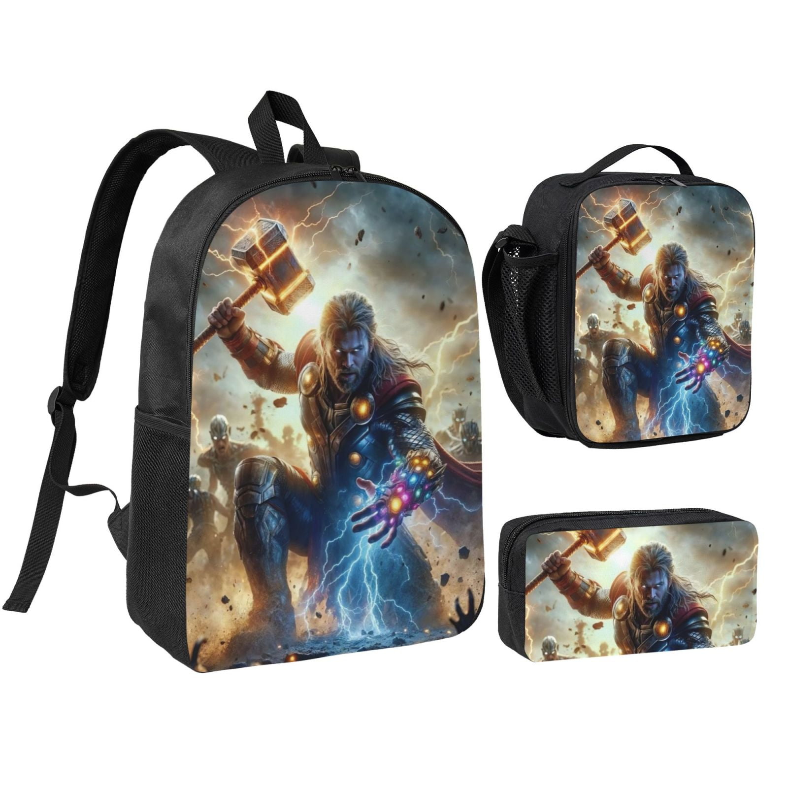 BCVXVAI Thor Backpack 3 Pcs Casual Multifunction Travel Backpacks 17 ...