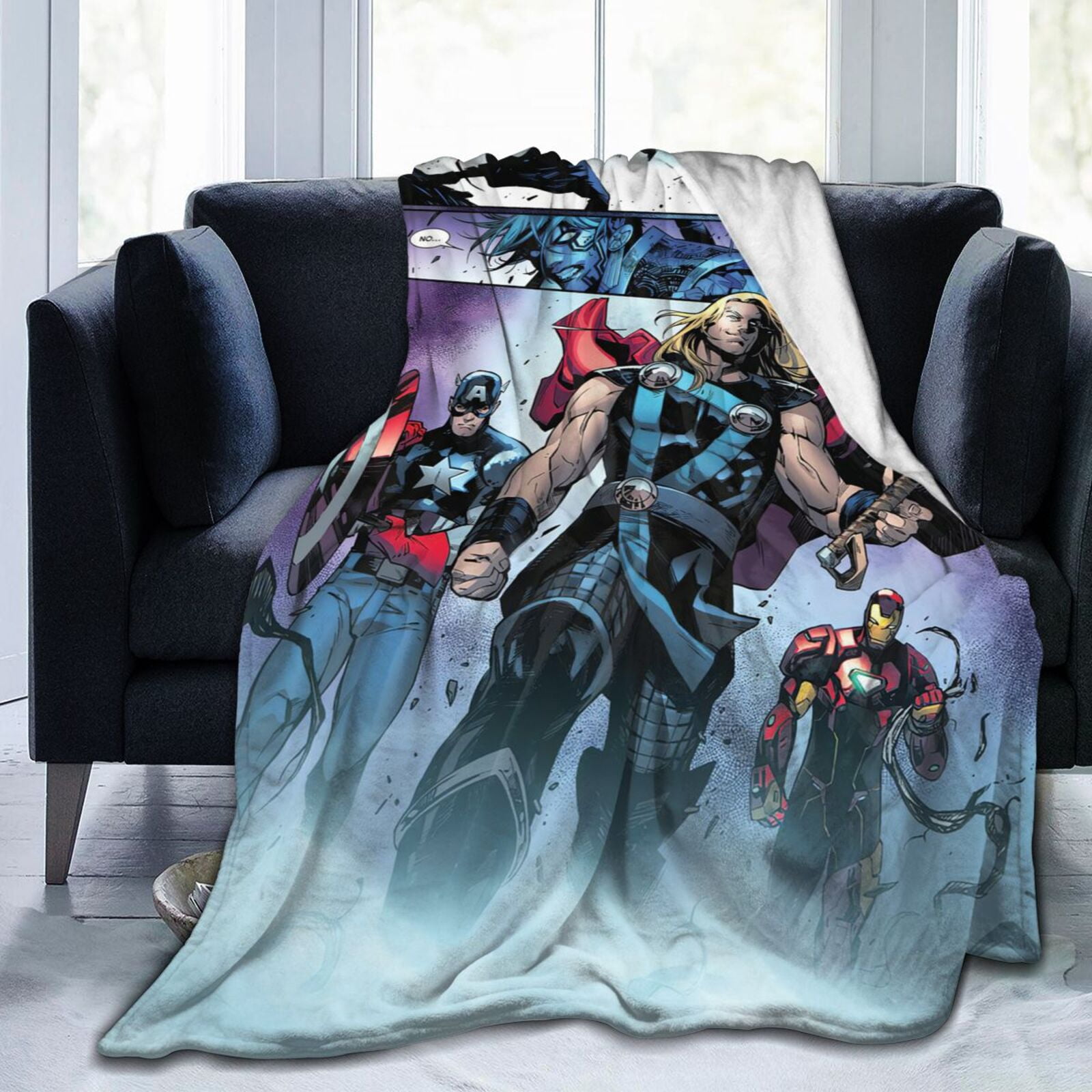 BCVXVAI Thor Blanket Soft Cozy Flannel Throw Blankes Lightweight Sofa ...