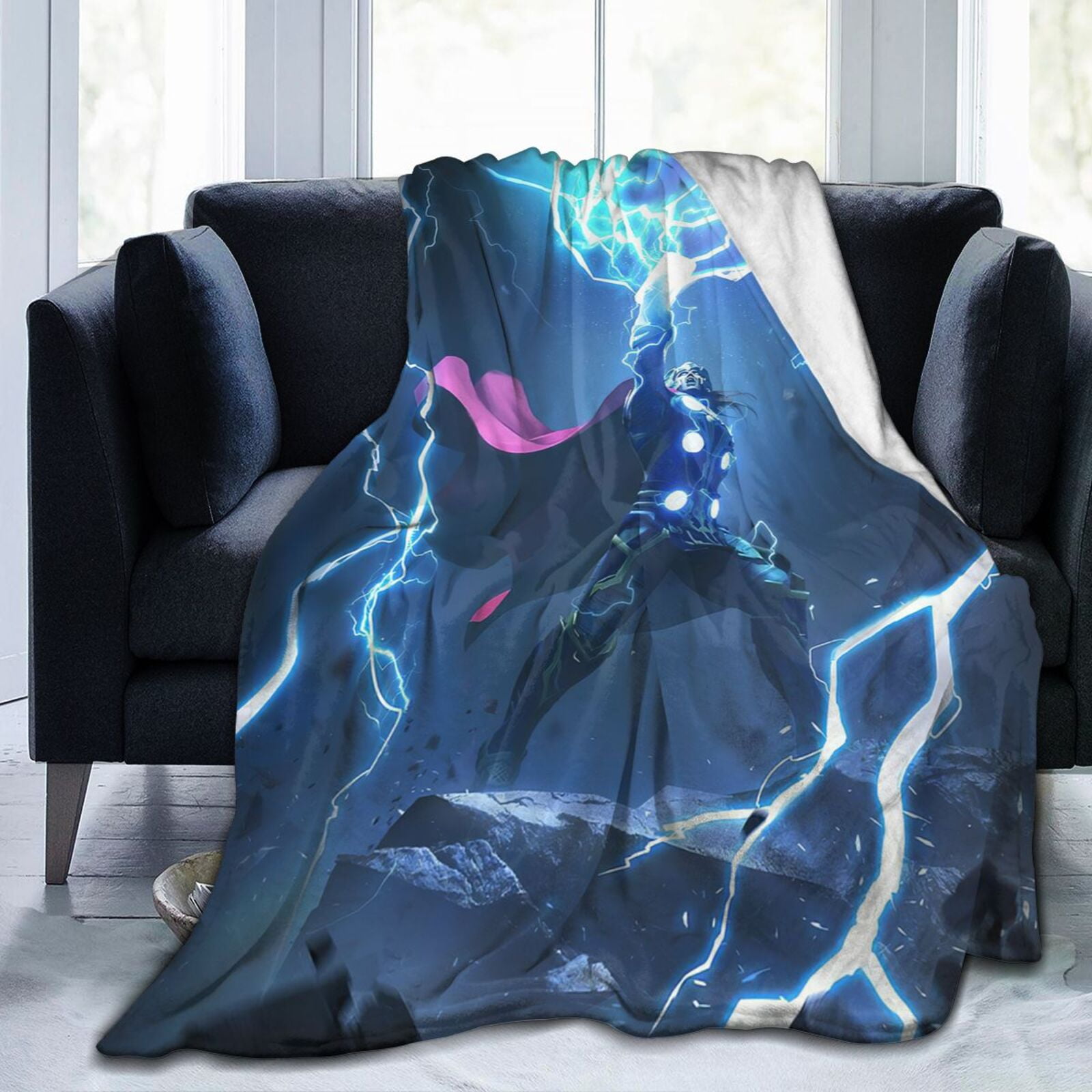 BCVXVAI Thor Blanket Soft Cozy Flannel Throw Blankes Lightweight Sofa ...