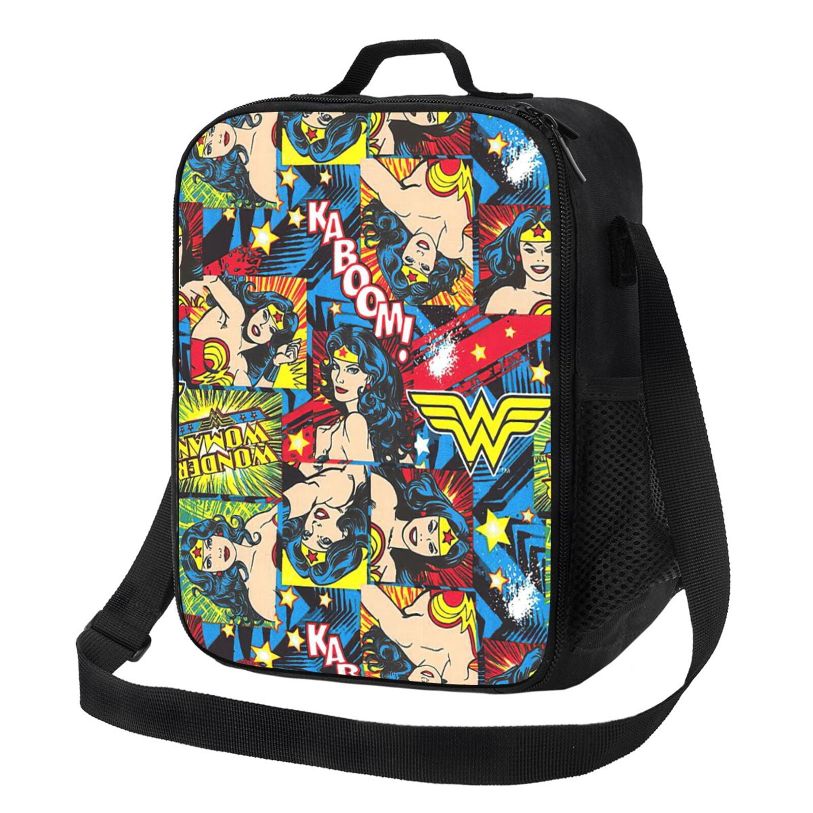 BCVXVAI Wonder Woman Lunch Box Reusable Lunch Bag Insulated Portable ...