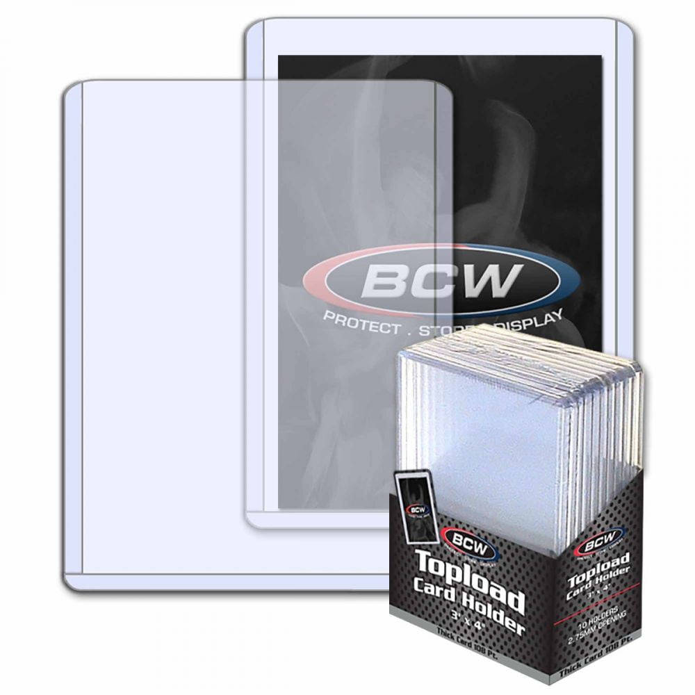 BCW 3' x 4" Business Card Holders, (10 Count, 108 Pt) - Walmart.com
