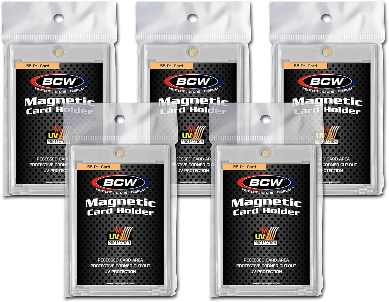 BCW 55 pt Magnetic Card Holder - 5 Count - Walmart.com