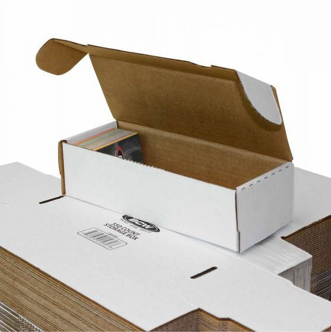 BCW 550 Count Box - Corrugated Cardboard Storage Box - Baseball, Other ...