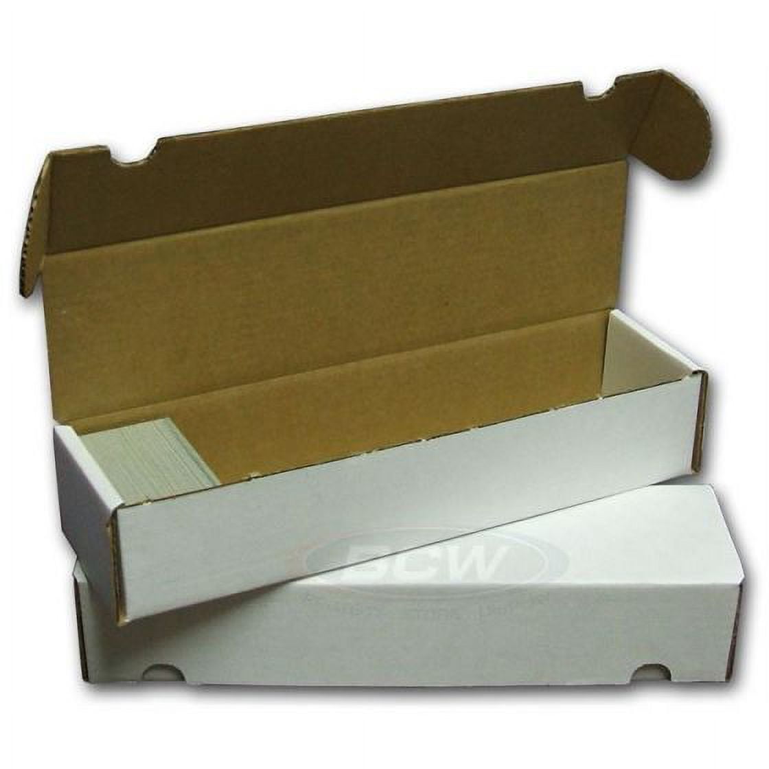 BCW 800 Count Box - Corrugated Cardboard Storage Box - Baseball, Other ...