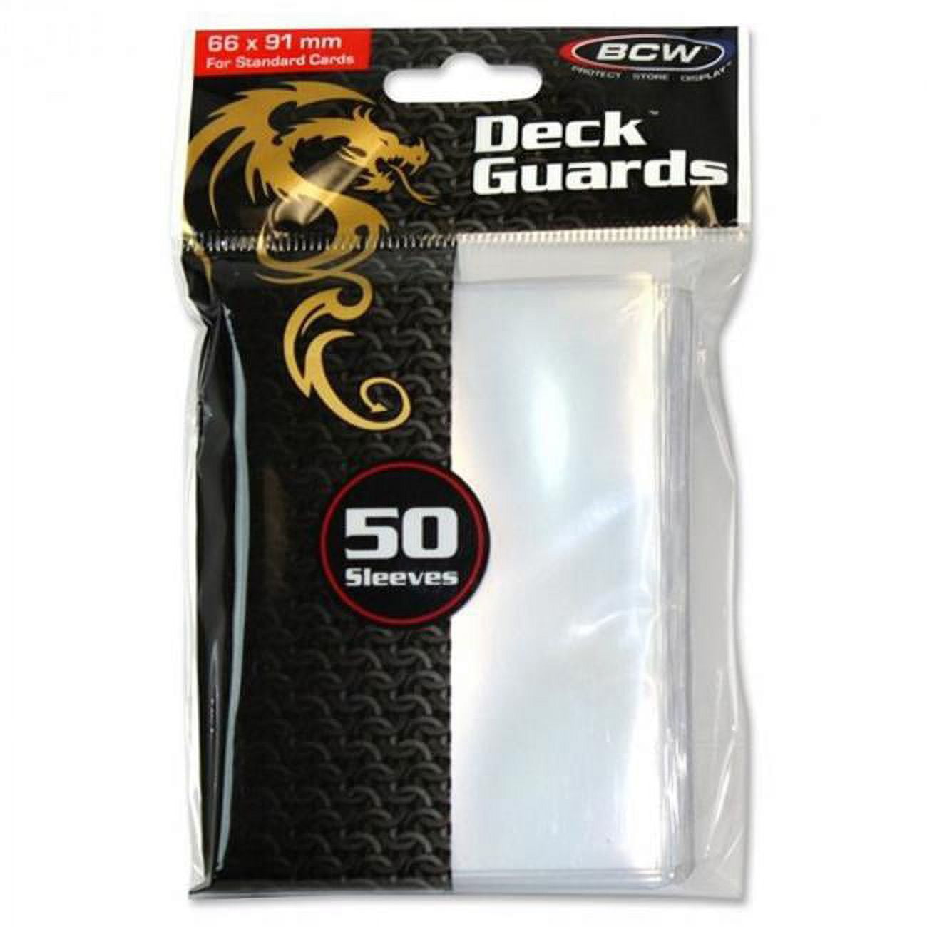 BCW BCDDGCLE 2.5 x 3.5 in. Deck Guard - 50 Count, Clear - Walmart.com