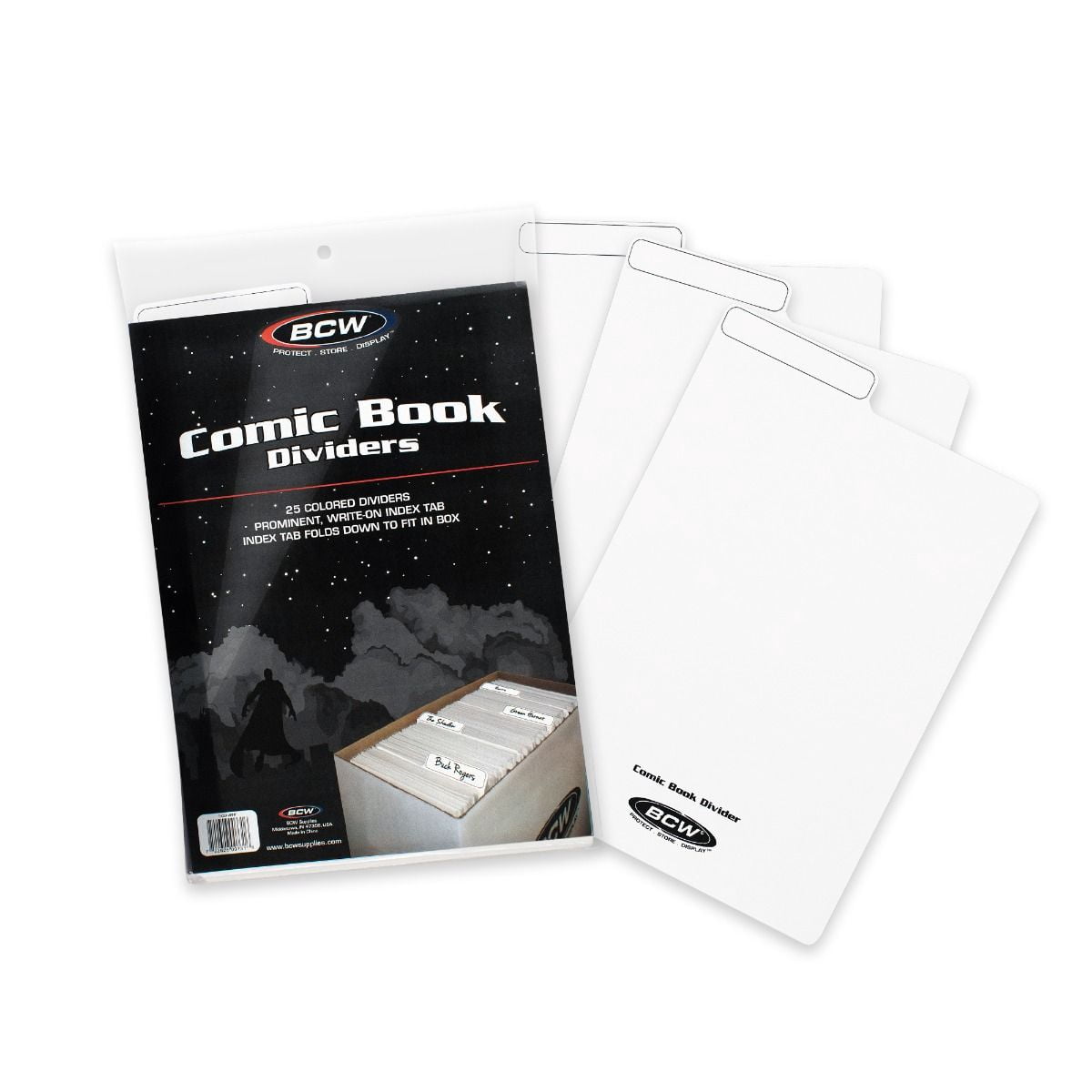 1 pack of 25 BCW Alabaster White Comic Book Dividers - Walmart.com