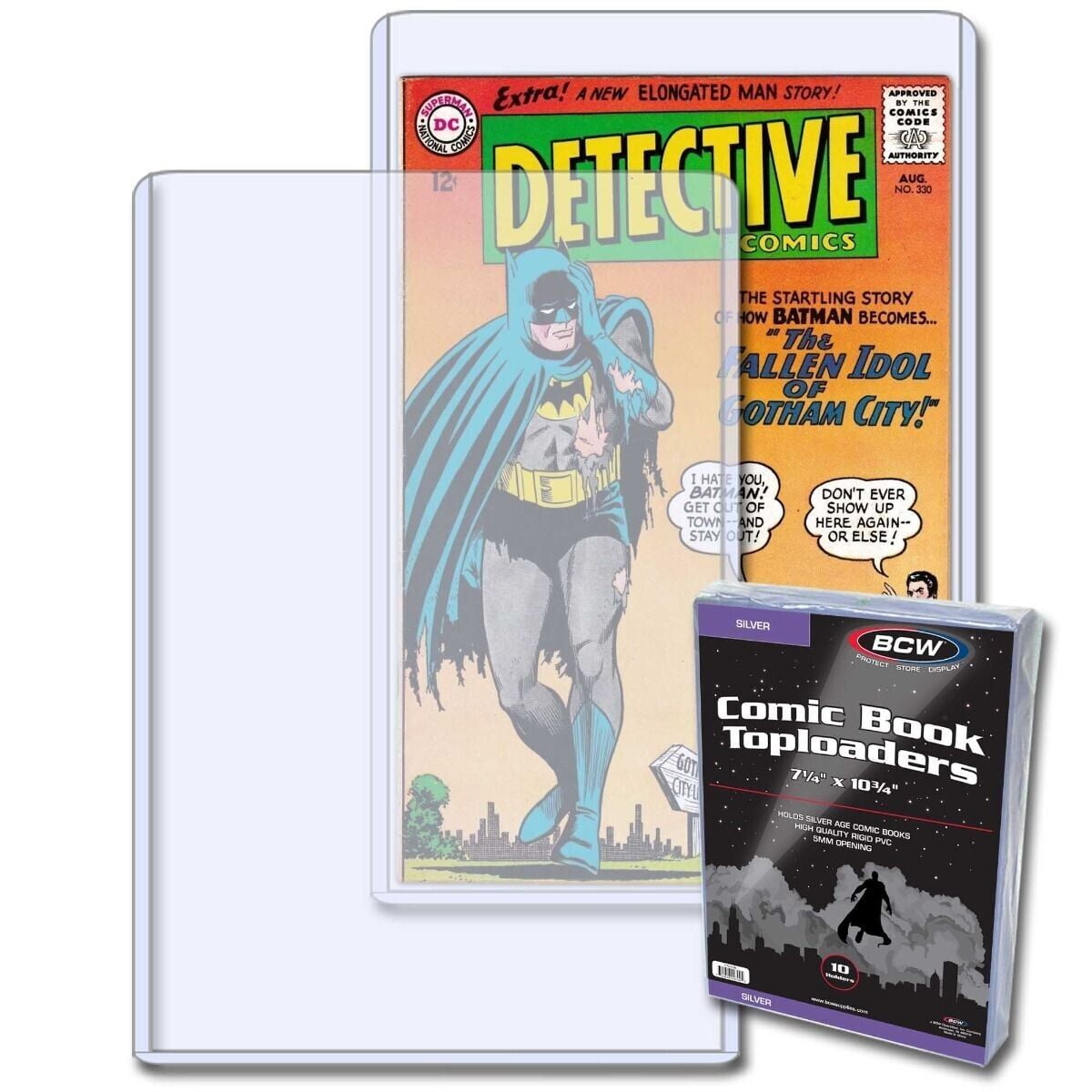 BCW Comic Topload Holders -Silver - Walmart.com