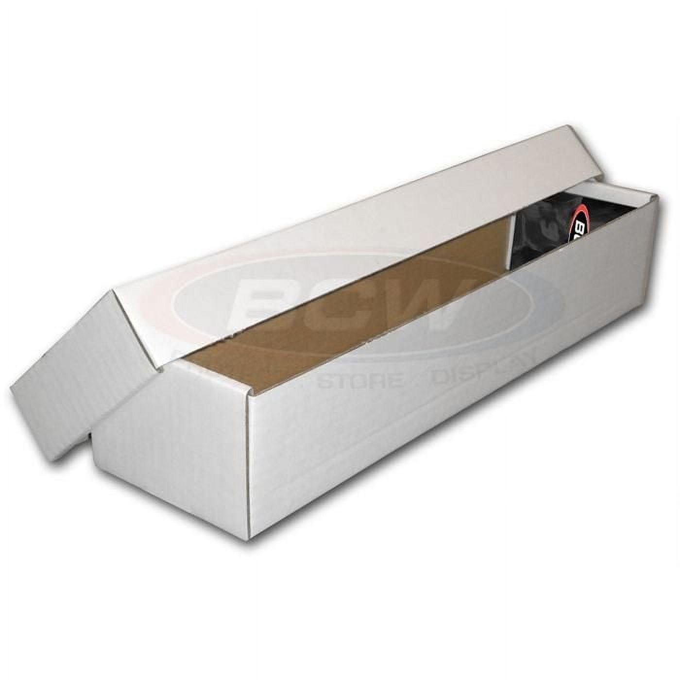 BCW Corrugated Cardboard Storage Box, 800 Count, 2 Piece - Walmart.com