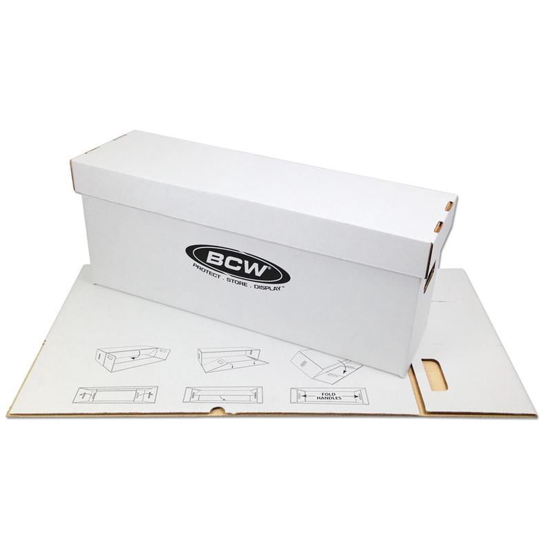 BCW Long Comic Book Cardboard Storage Box - Walmart.com