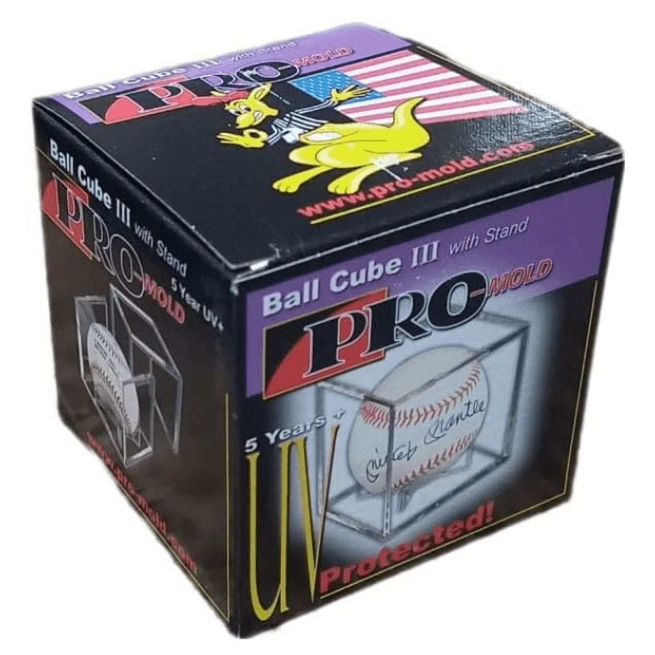 BCW PM-PCBSQ3-UV5 Baseball Square with Pedestal (5 Year+ Uv) - Walmart.com