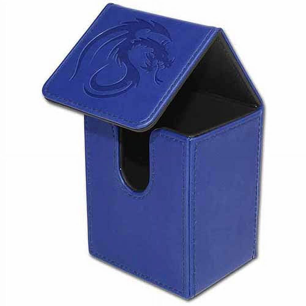 BCW Padded Leatherette Deck Case LX, Blue - Walmart.com