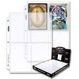 BCW Pro 4-Pocket Photo Protective Page, Holds 3.5" x 5.25" Photos (100 ...