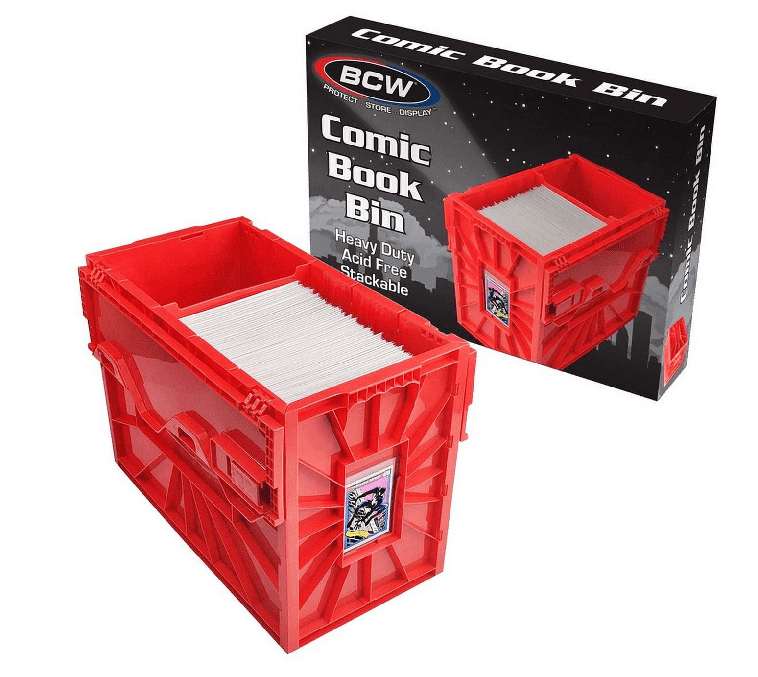 BCW Short Comic Book Bin - Holds 150 Standard Comic Books | Acid Free ...