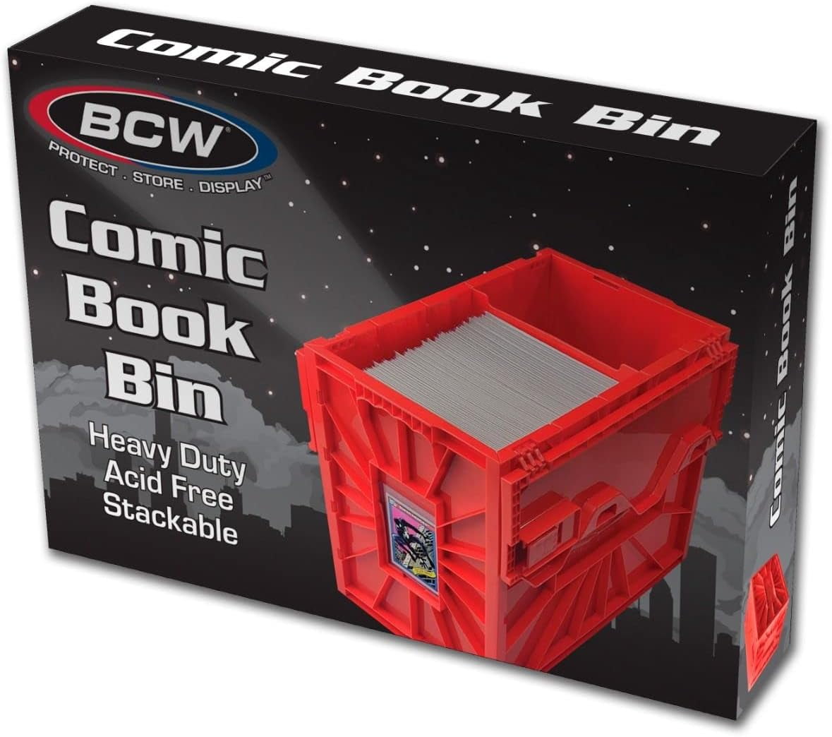 BCW Short Comic Book Bin - Holds 150 Standard Comic Books | Acid Free ...