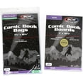 BCW Silver Age Collectors Plastic Storage - Resealable Clear Comic Book ...