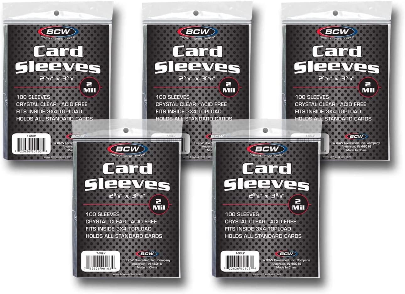 BCW Standard Card Sleeves - 5 pk - Walmart.com