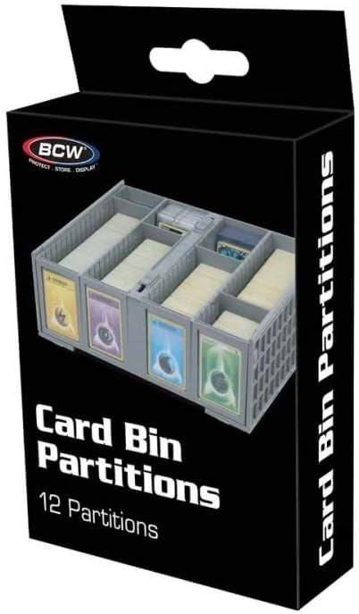 BCW Supplies - Collectible Bin Partitions Cards, Gray - Walmart.com