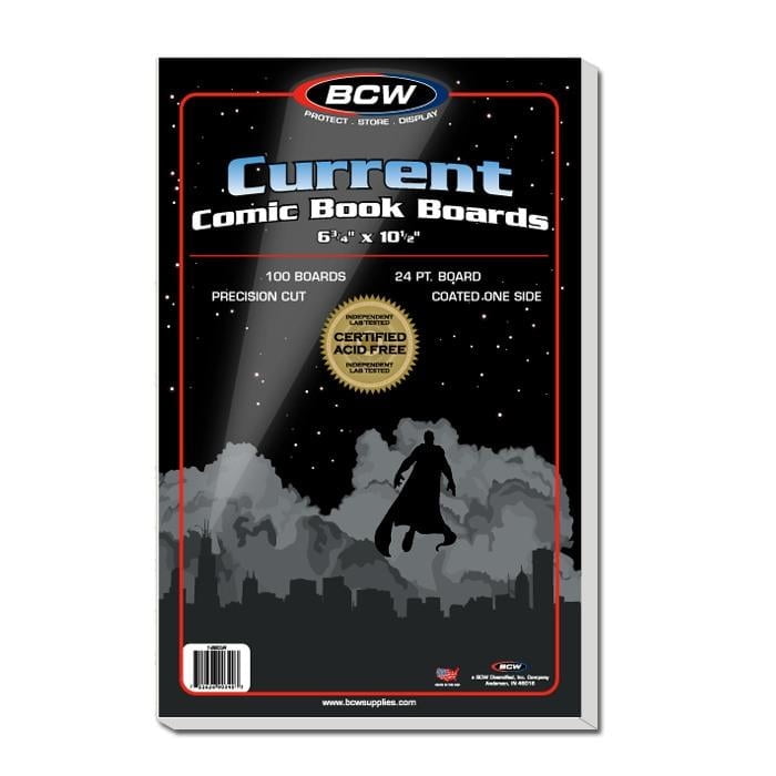 BCW Diversified 1BBCUR Bcw Current Comic Backing Boards - Walmart.com