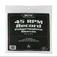 BCW, Vinyl Record Sleeves, 7" 45 RPM, 2 Mil Polypropylene Pack of 100 ...