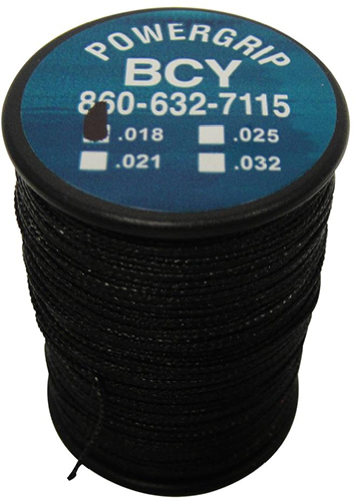 BCY 65808 Power Grip Serving Black. 018 100 yds Archery Spool Hunting ...