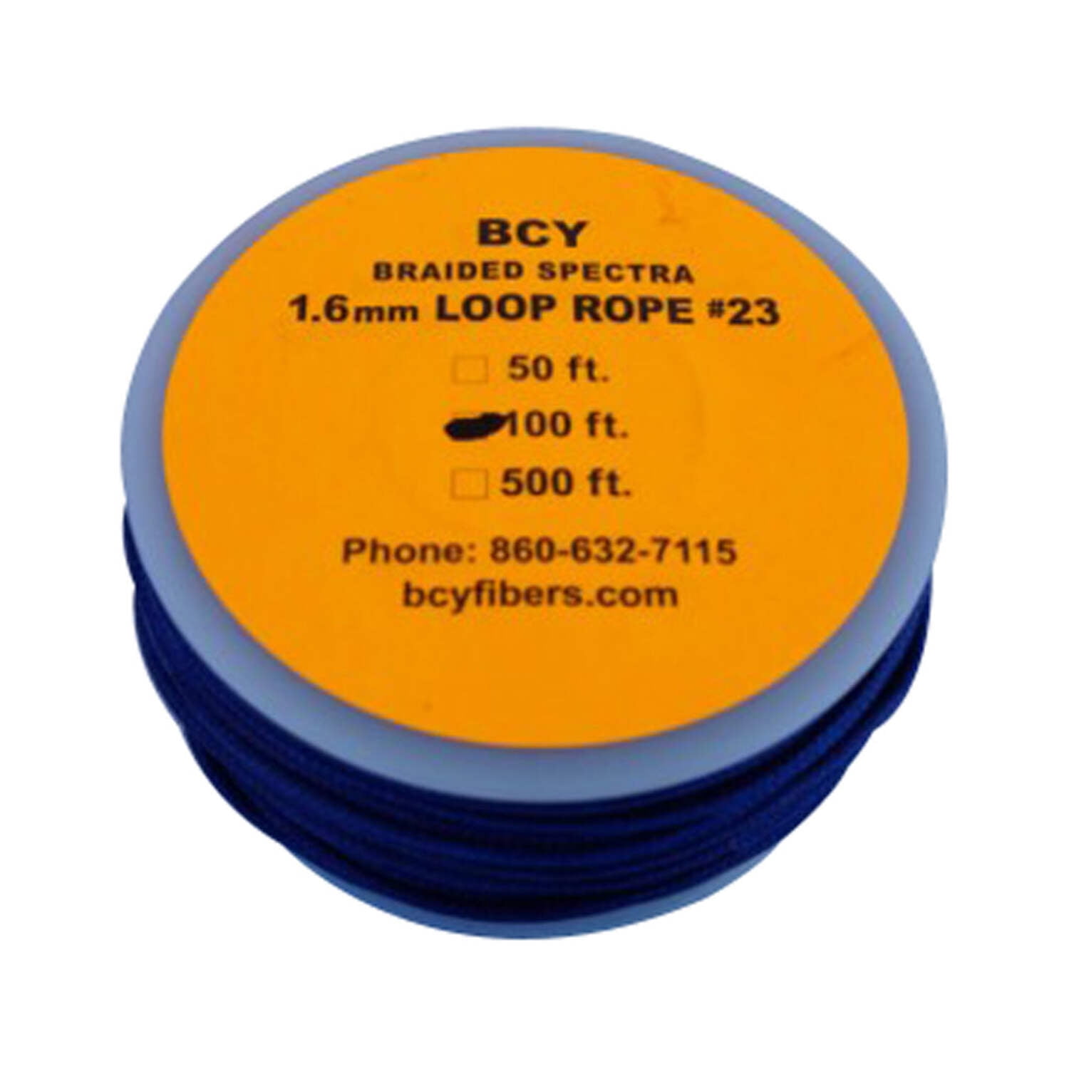 BCY 79934 Size 23 Loop Rope Blue 100 ft Archery Spool Hunting Bow String - Walmart.com