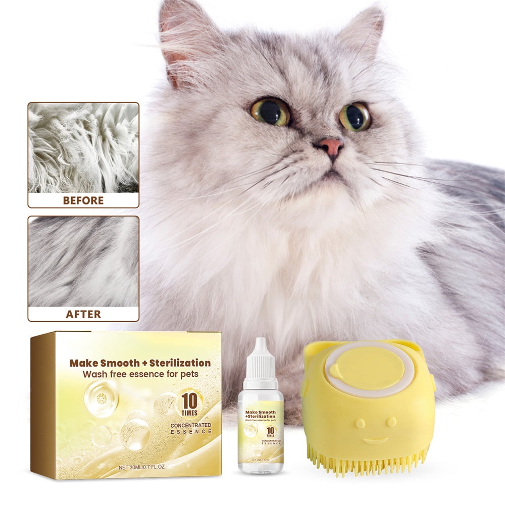 BCY Pet Leave-in Essence Set Cat And Dog Smooth Hair Cleansing ...