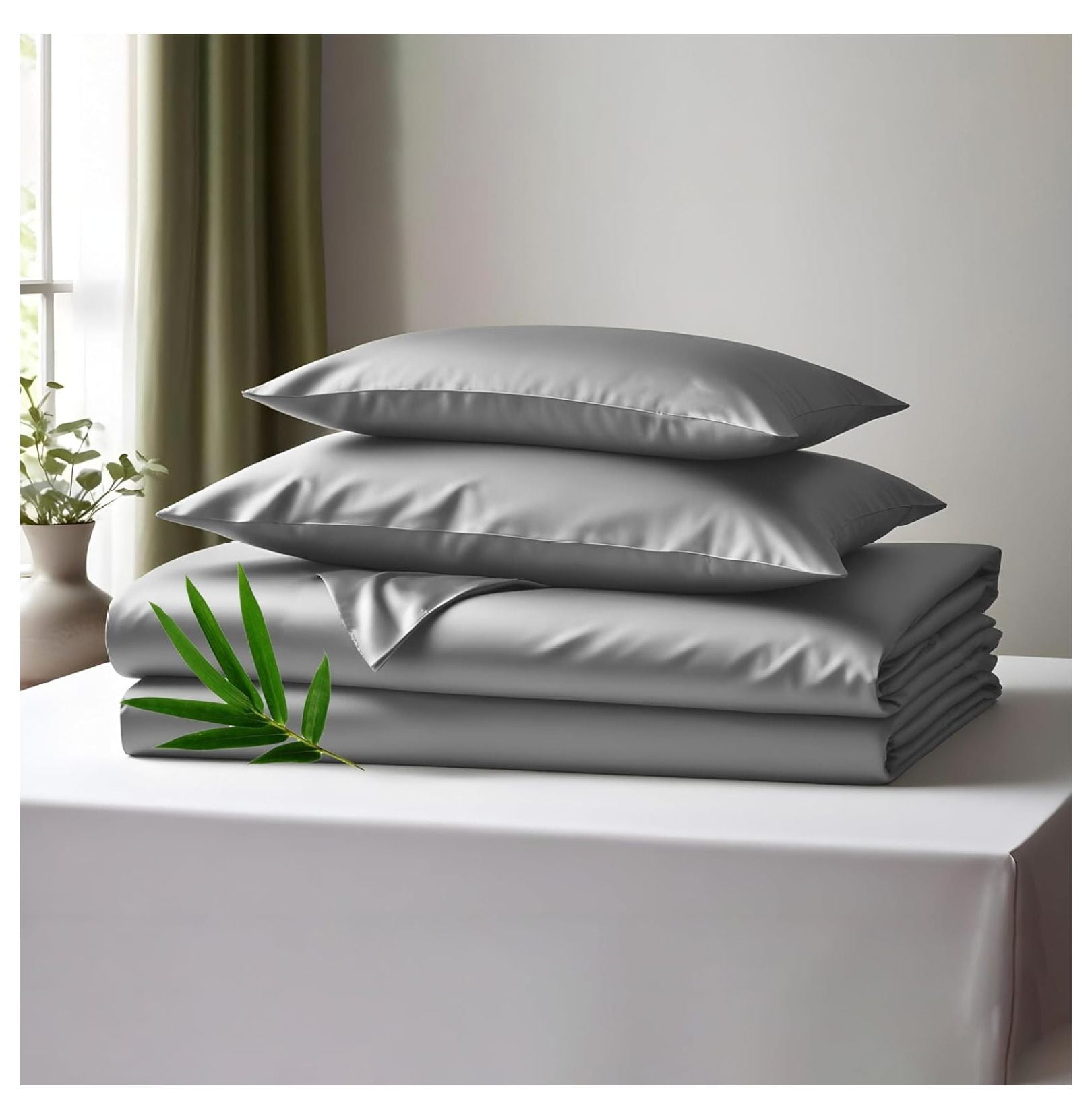BCYCSJ Full Size Bed Sheets - 4 Piece - Full Sheet Set - Deep Pocket ...