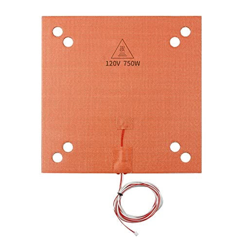 BCZAMD Heating Plate/Silicone Heated Mat 120V 750W 3D Printer Bed ...