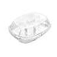 BCZHQQ 15-Inch Clear Ice Chiller Serving Tray - Multi-Compartment Party ...