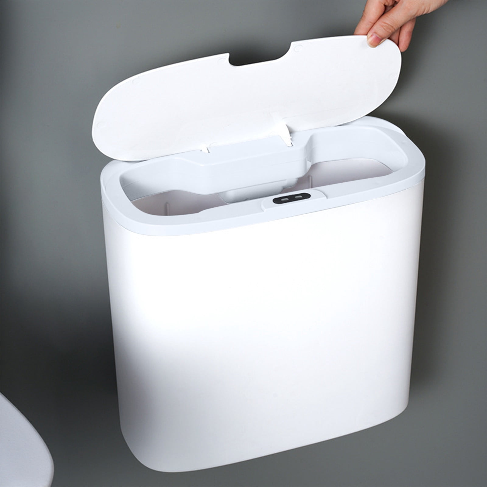 BCZHQQ Automatic Bathroom Trash Can,Touchless Motion Sensor Garbage Can ...