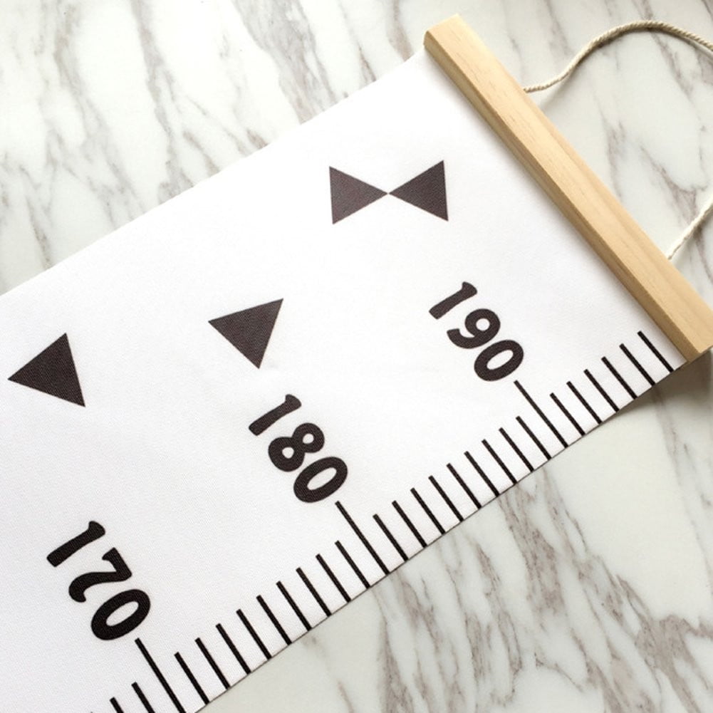 BCZHQQ Charming Wooden Baby Height Chart: Hanging Wall Decor for ...