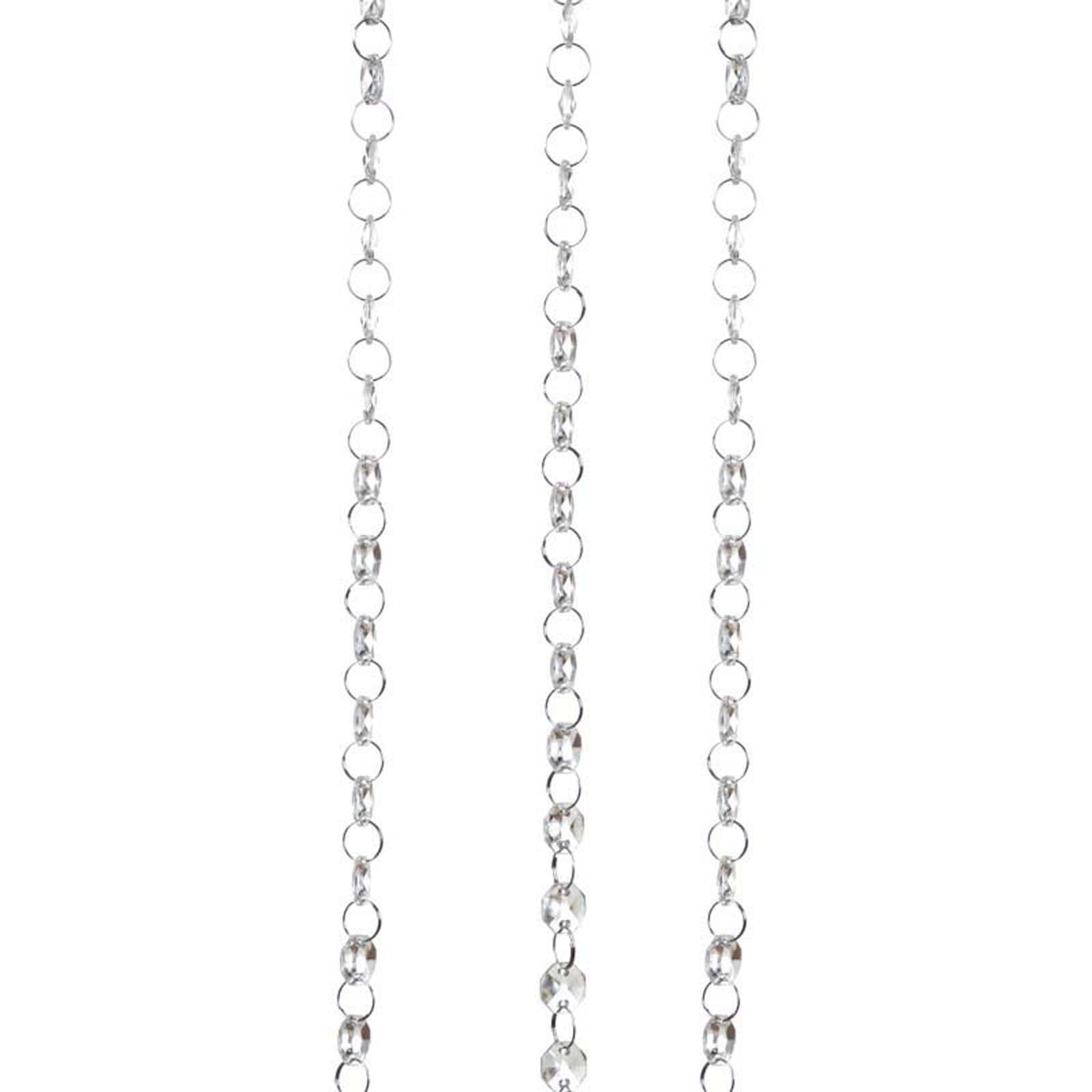 BCZHQQ Crystal Beaded Curtain,Clear Iridescent Bead String Curtains ...
