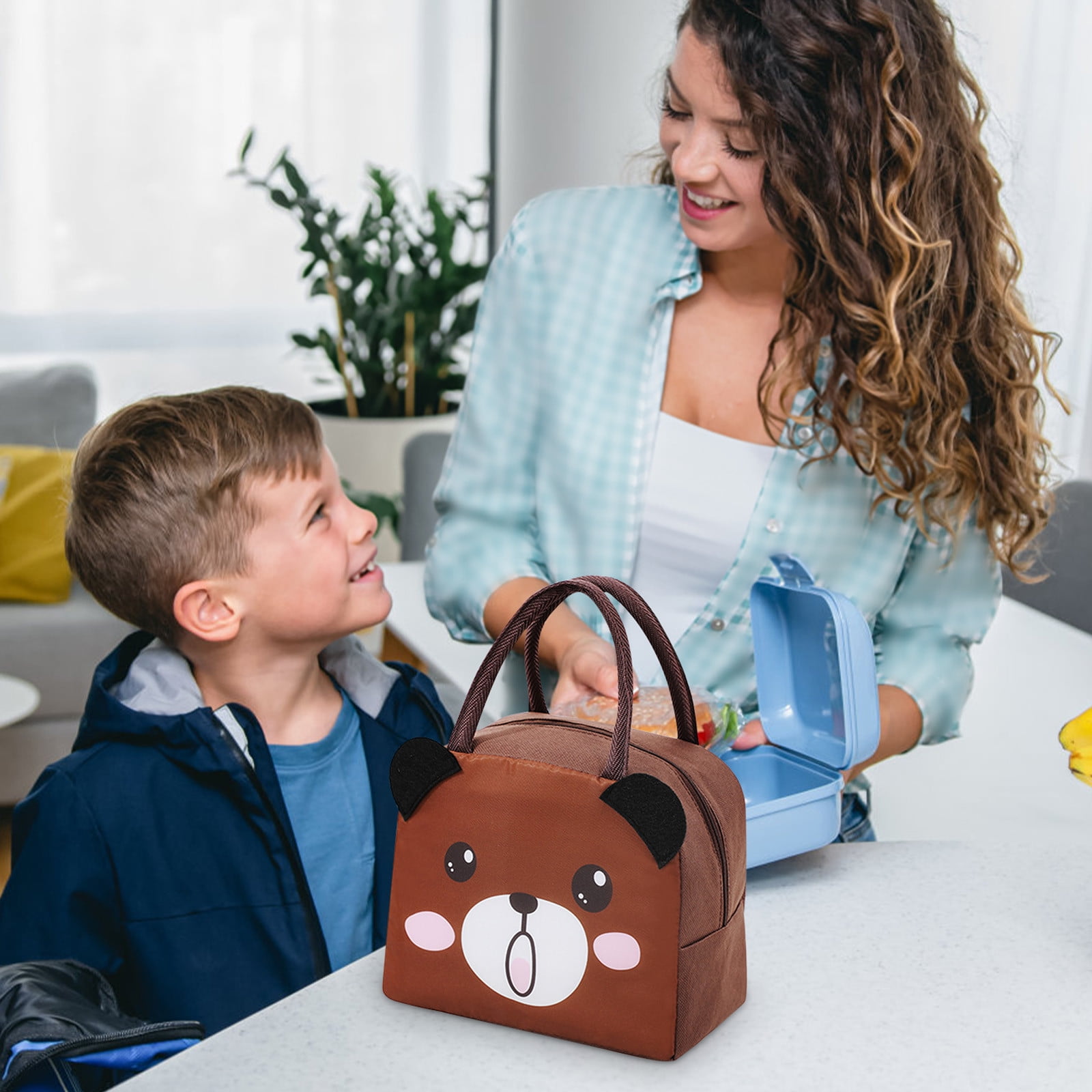 BCZHQQ Cute Insulated Bento Lunch Tote Bags | Waterproof Small Cooler ...