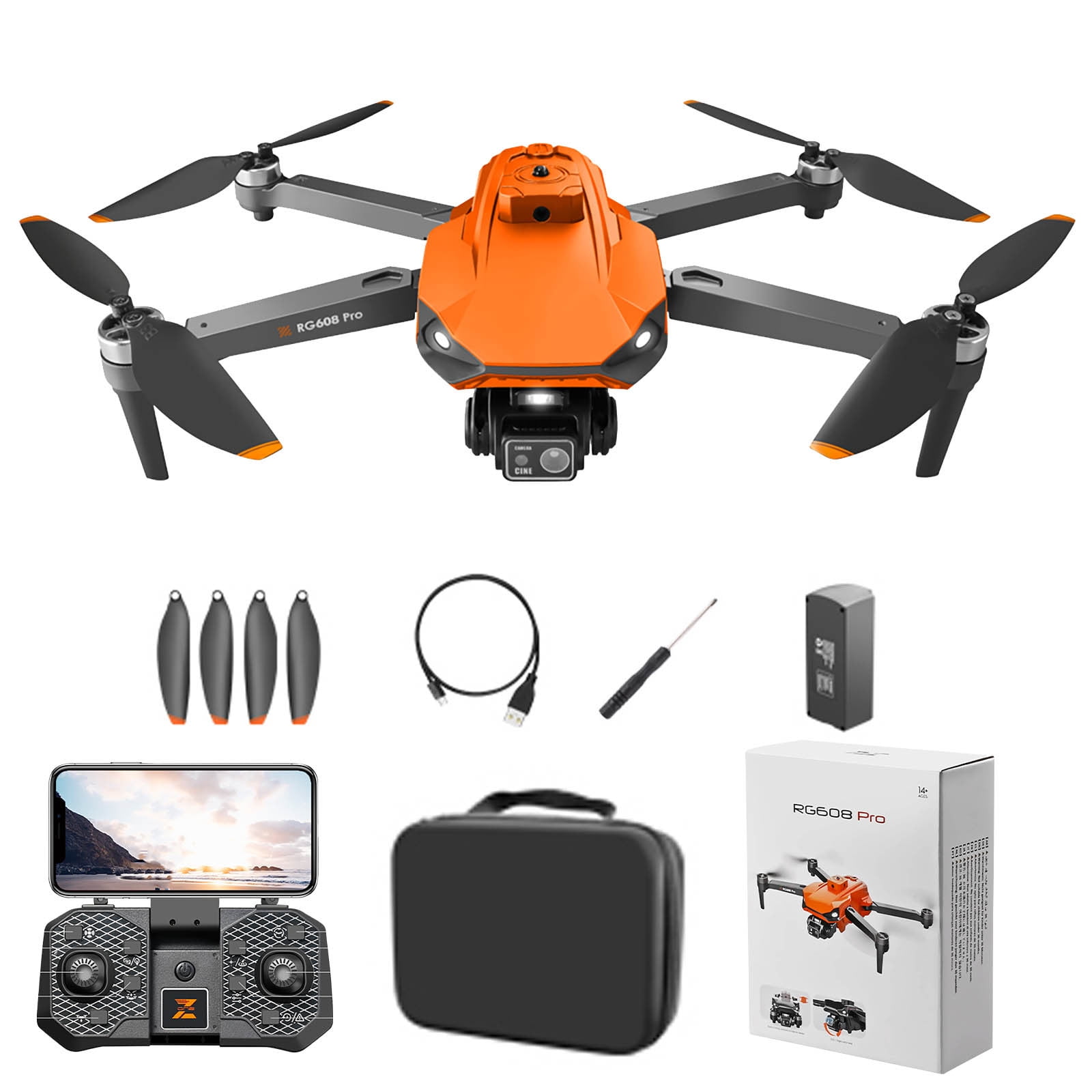BCZHQQ Dual Camera Night Vision Drone: Lift Obstacle Avoidance, Aerial ...