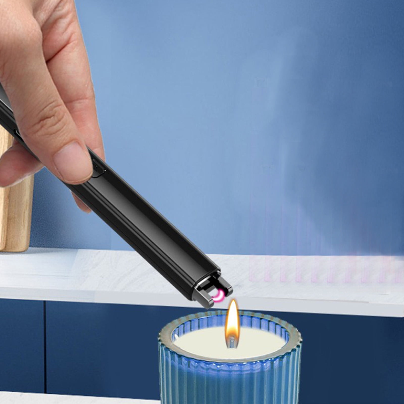 BCZHQQ Electric Lighter Arc Windproof Flameless USB Lighter ...